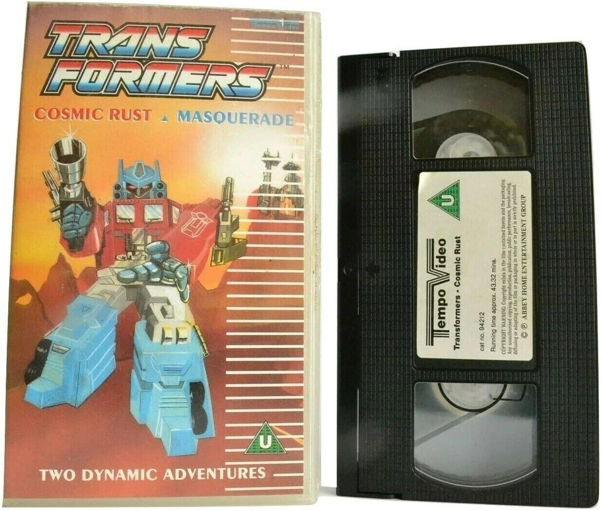 Transformers: Cosmic Rust/Masquerade [VHS] : Amazon.co.uk: DVD & Blu-ray