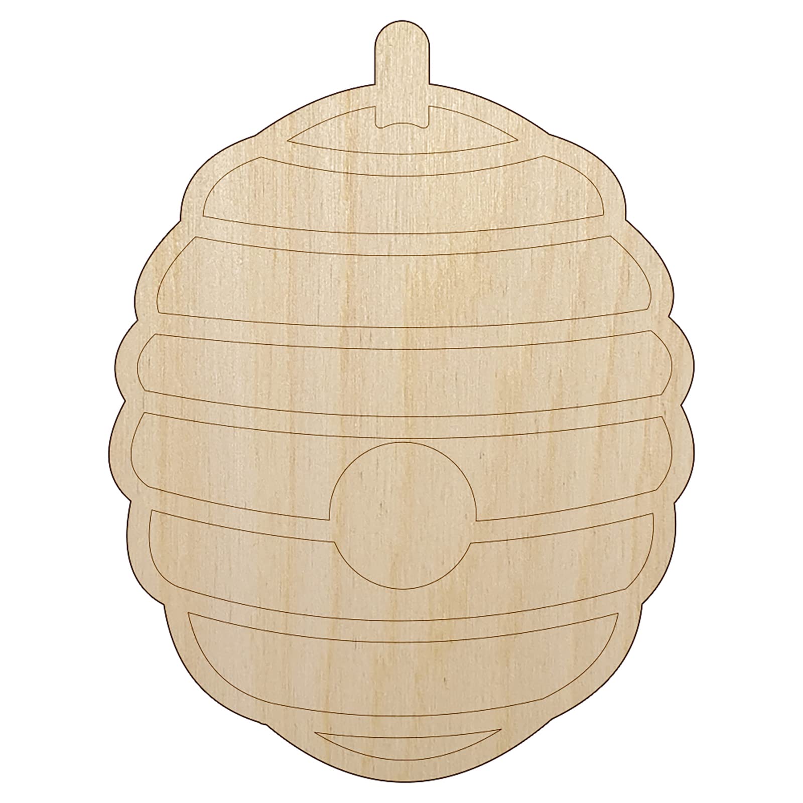 Amazon.com: Bee Hive Unfinished Wood Shape Piece Cutout for DIY Craft ...