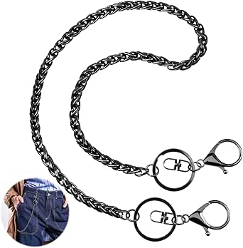 Amazon.com: Ouligay Wallet Chains for Men Pants Chain Belt Heavy Duty ...