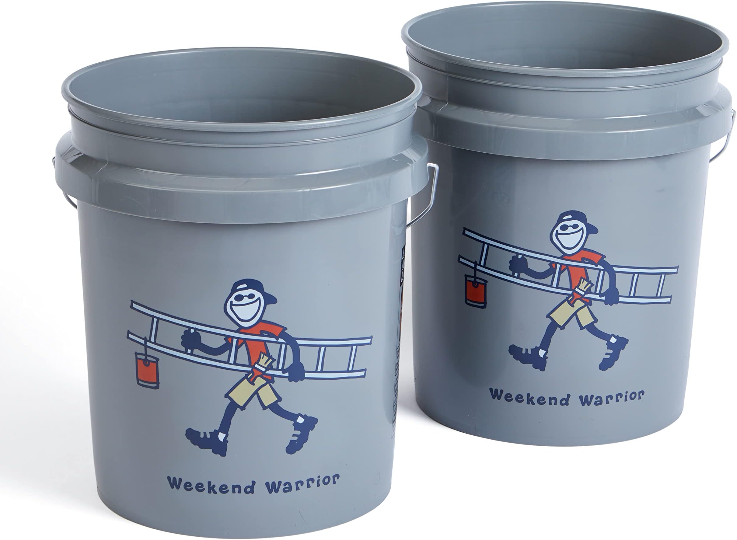 Amazon.com: LIFE IS GOOD Jake's Weekend Warrior 5 Gallon Bucket 2 Pack ...
