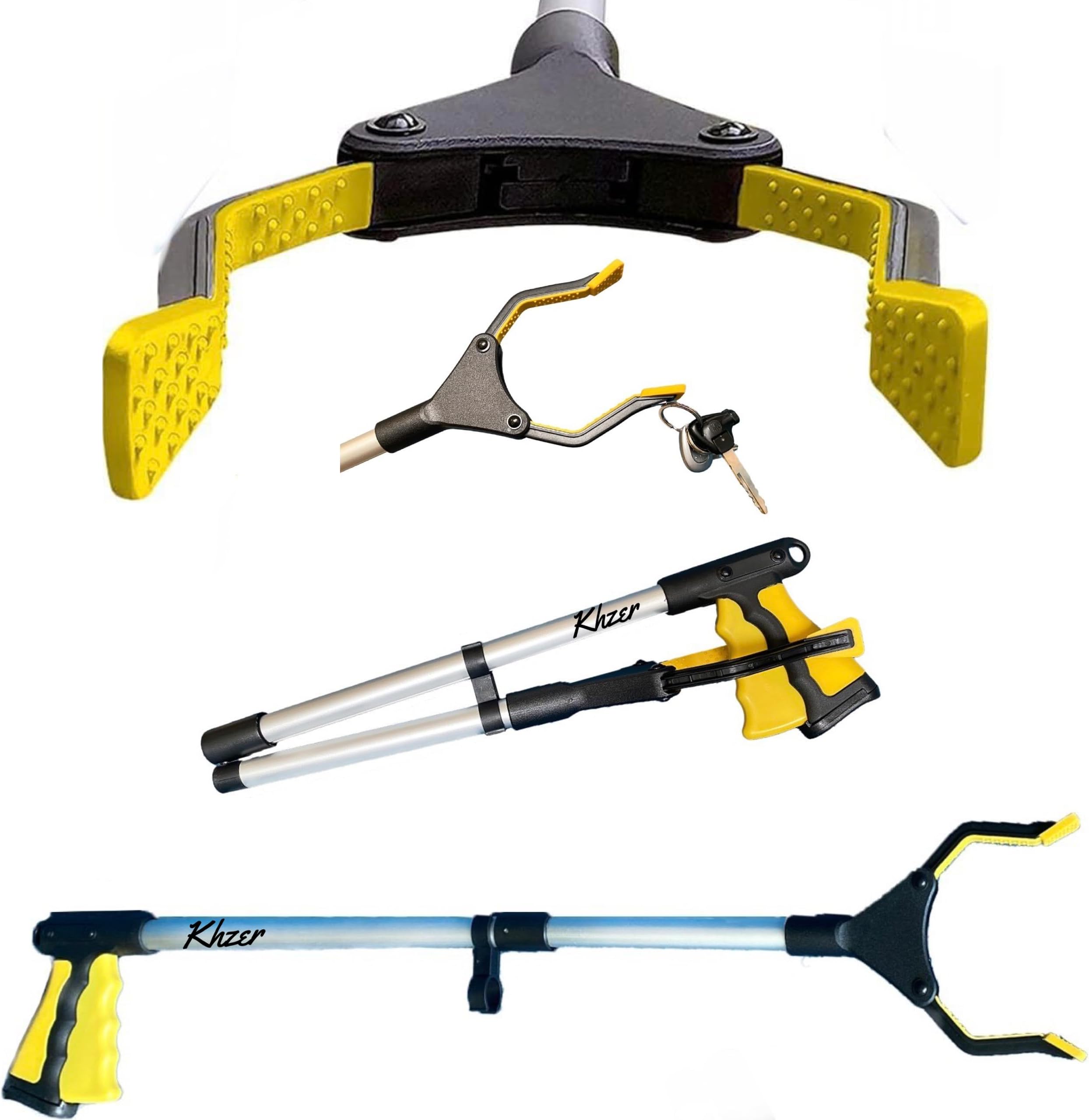 Prettyui Handy Reacher Grabber Folding Aluminum Litter Picker Long Arm ...
