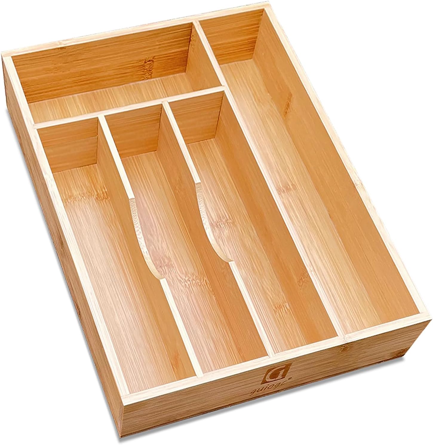 Amazon.com - WEBACOO Bamboo Drawer Organizer - Silverware & Utensil ...