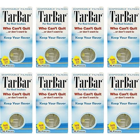 Amazon.com: TarBar 8 Pack 32 Filters per Pack : Health & Household