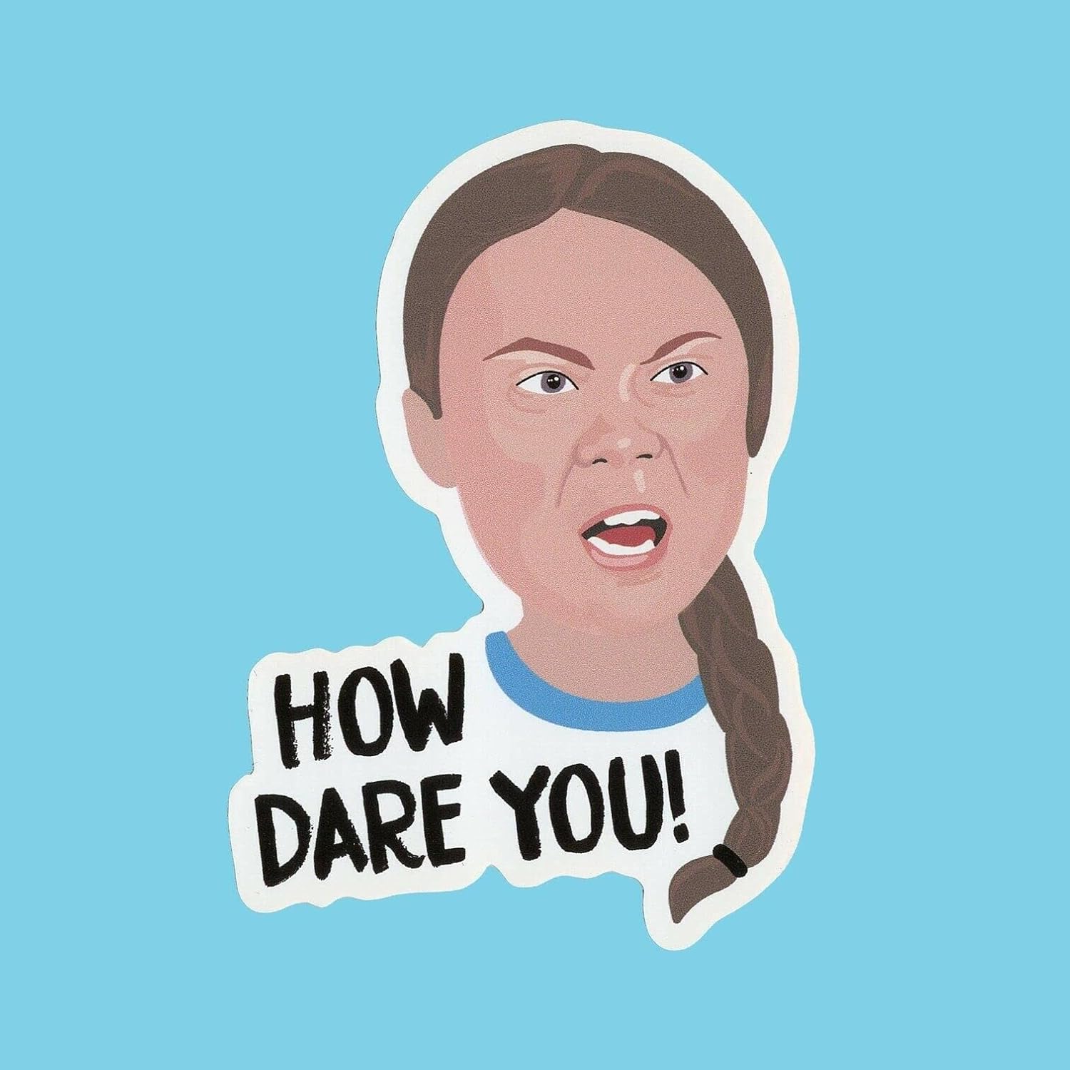 Amazon.com - Greta Thunberg How Dare You Vinyl Sticker Decal Cars ...