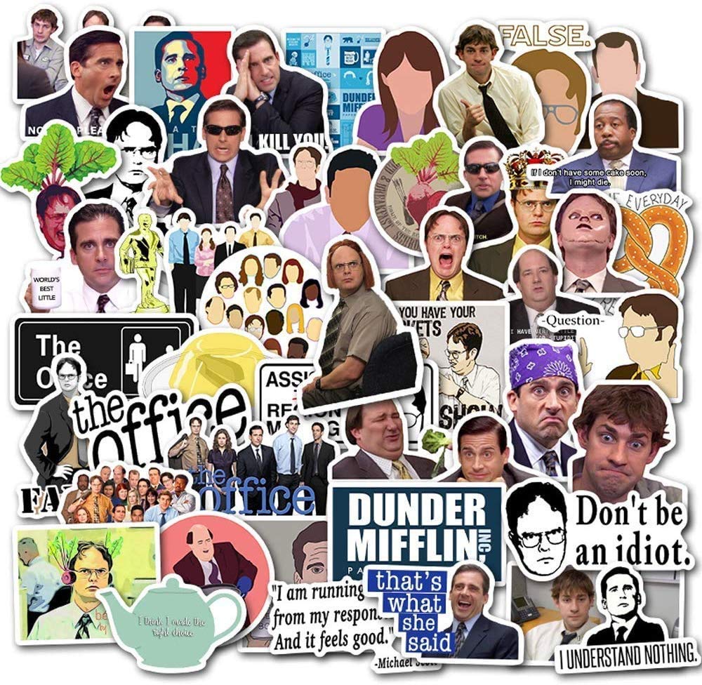 Katuae The Office Sticker Pack Of 50 Stickers The Office | Desertcart ...