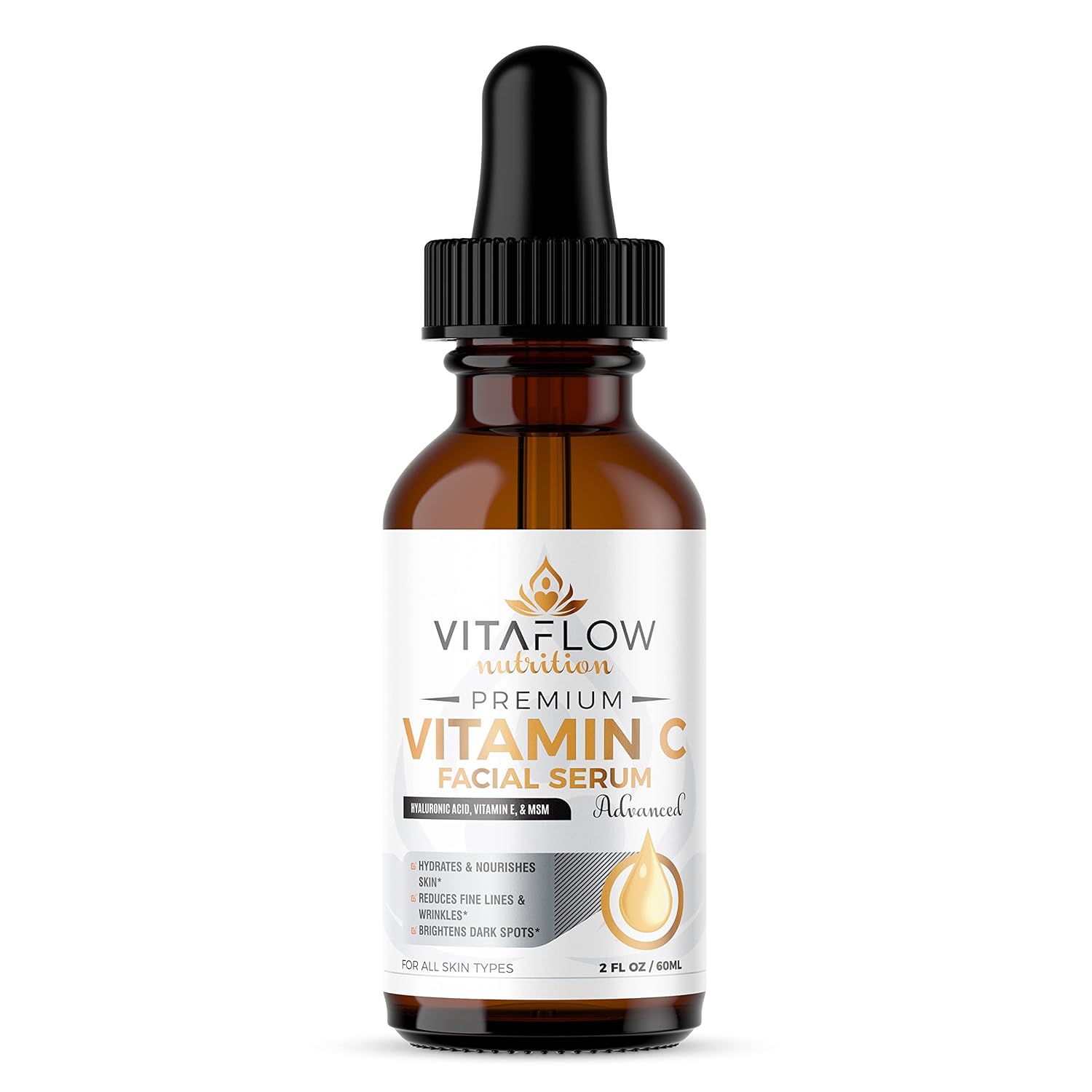 Amazon.com: VitaFlow Nutrition - Premium Vitamin C Facial Serum – 2 Fl ...