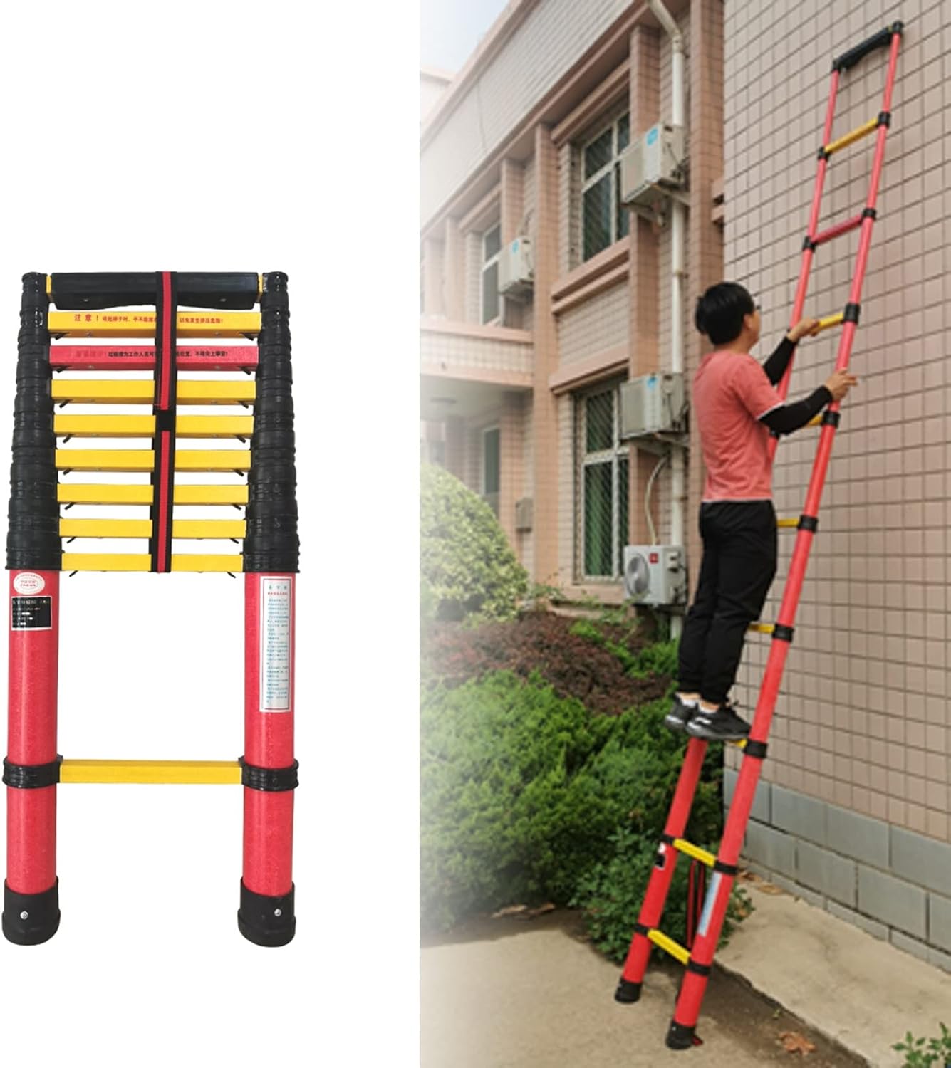 Telescoping Extension Ladder, Telescoping Ladder Stable FRP Telescopic ...