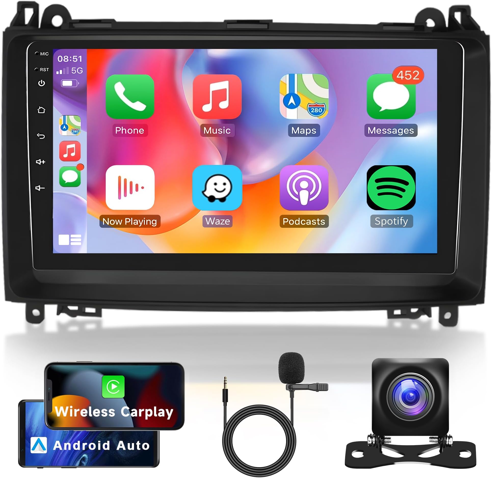 Android 13 Autoradio für Mercedes Benz W169 W245 B160 B170 B180 B200 ...