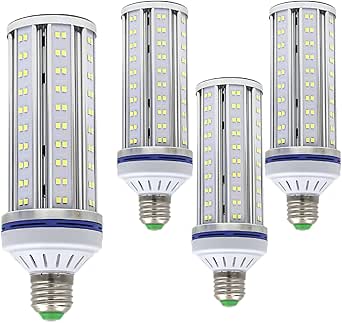 Edearkar 40W E26 LED Corn Light Bulb (4-Pack) 400W Equivalent Daylight ...