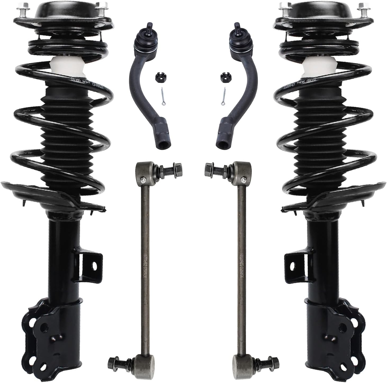 Amazon.com: Detroit Axle - 4WD Front Struts Kit for 2006 2007 2008 ...