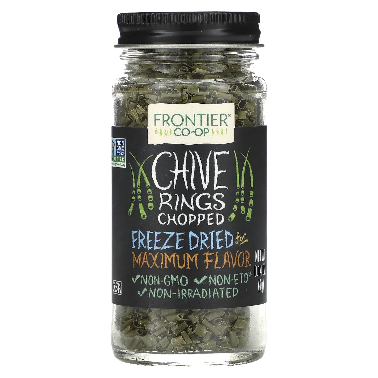 Amazon.com : Frontier Co-op Chive Rings, 0.14 Ounce Bottle, Chopped ...