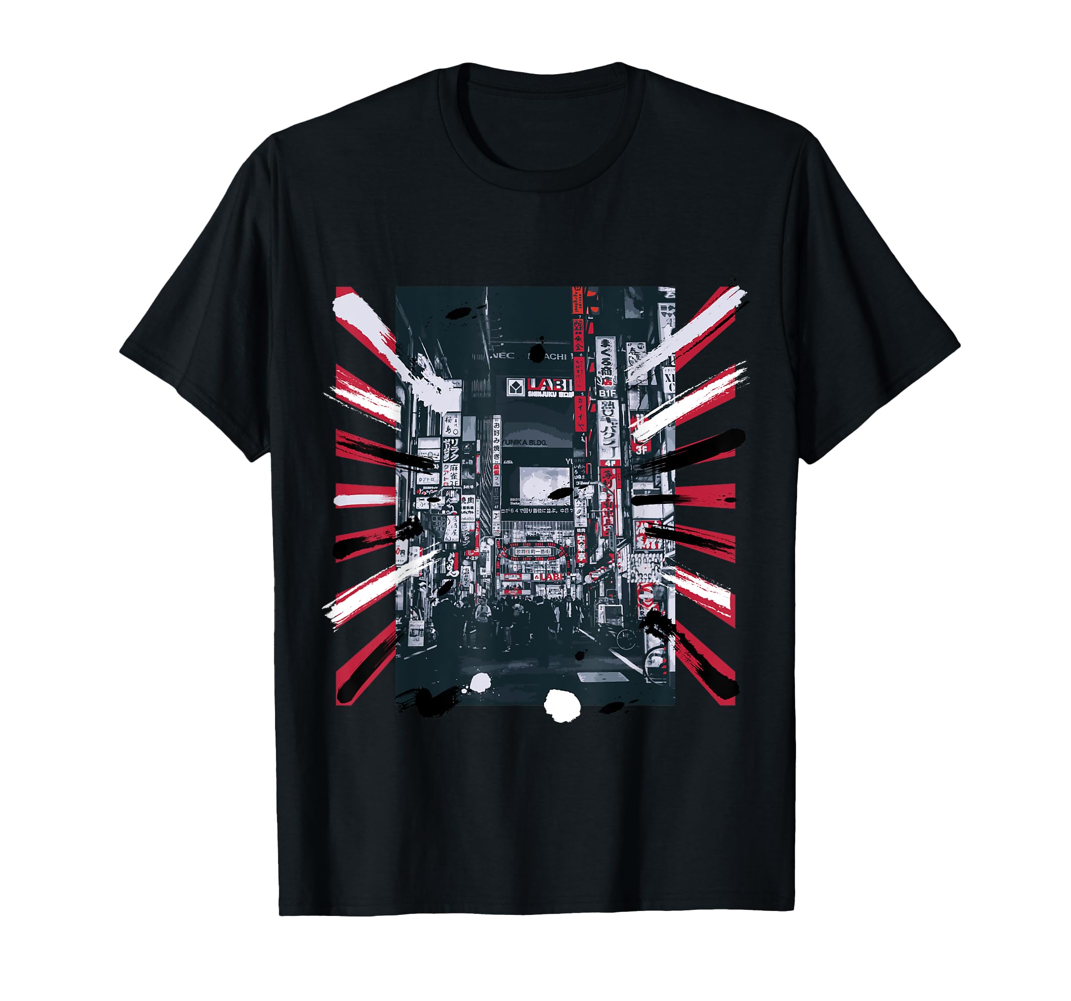 Amazon.com: Japanese Cyberpunk Tokyo Streetwear Aesthetic Graphic T ...