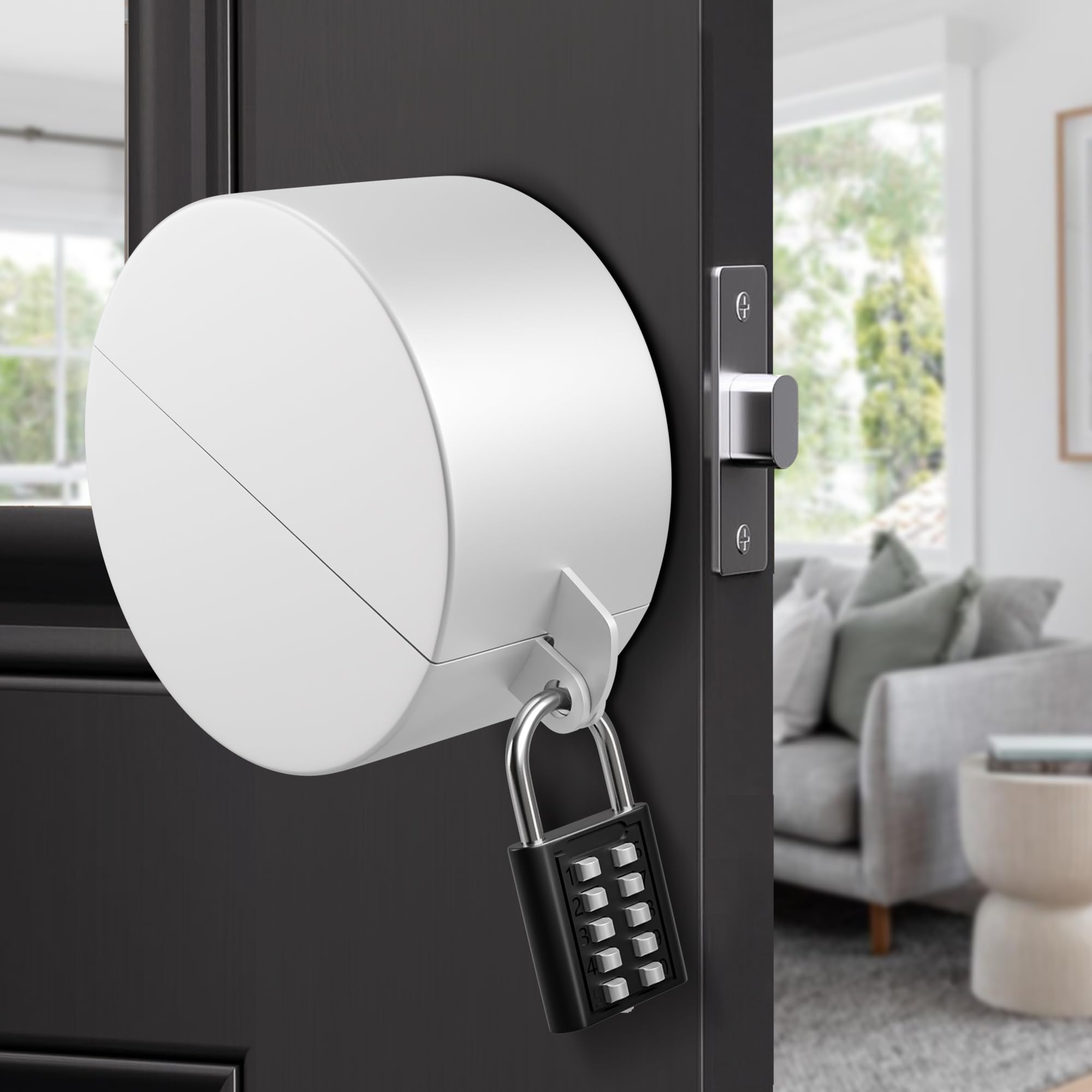 JUGGHOME Door Knob Lockout Device, Door Knob Cover Lock, Child Proof ...
