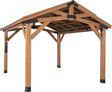 Amazon.com : Backyard Discovery Norwood 14' x 10' Cedar Wood Outdoor ...