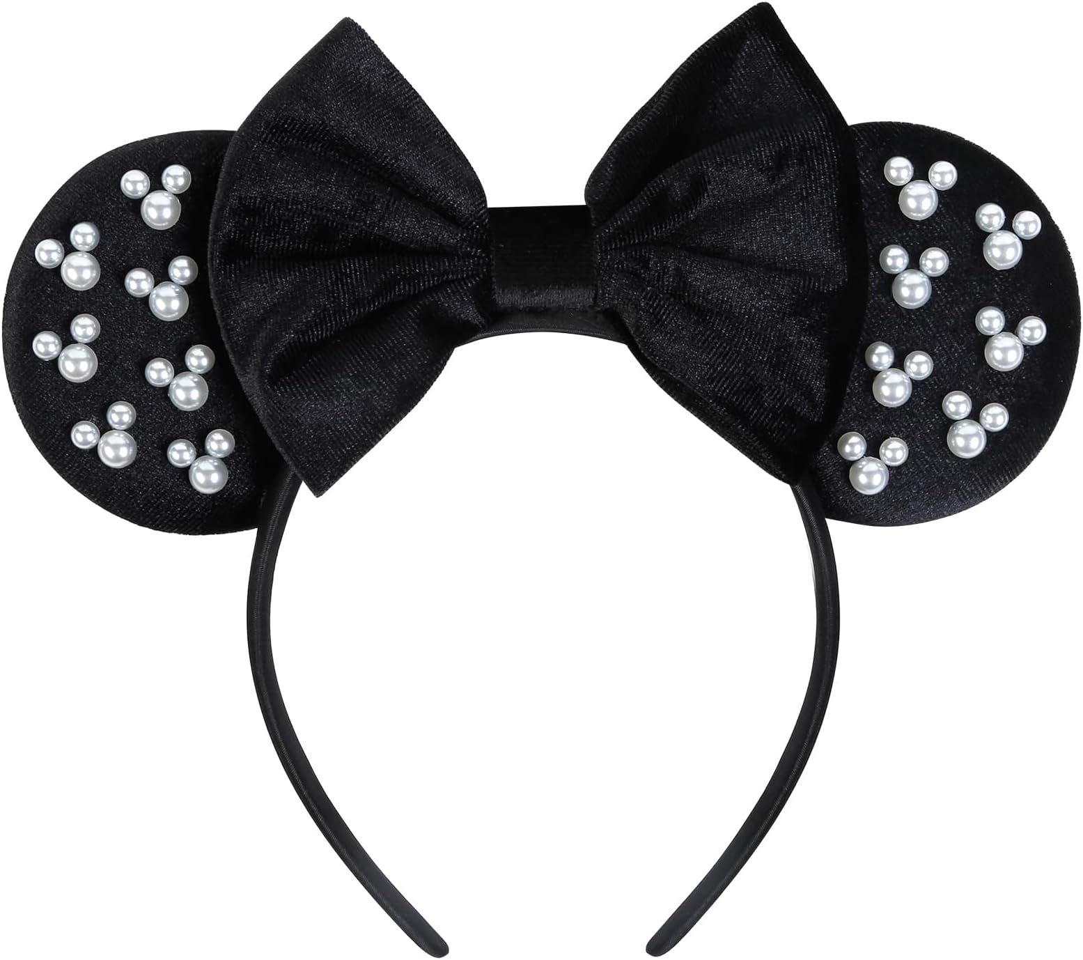 Amazon.com: JIAHANG Classical Black Mic Mouse Ears Headband with ...