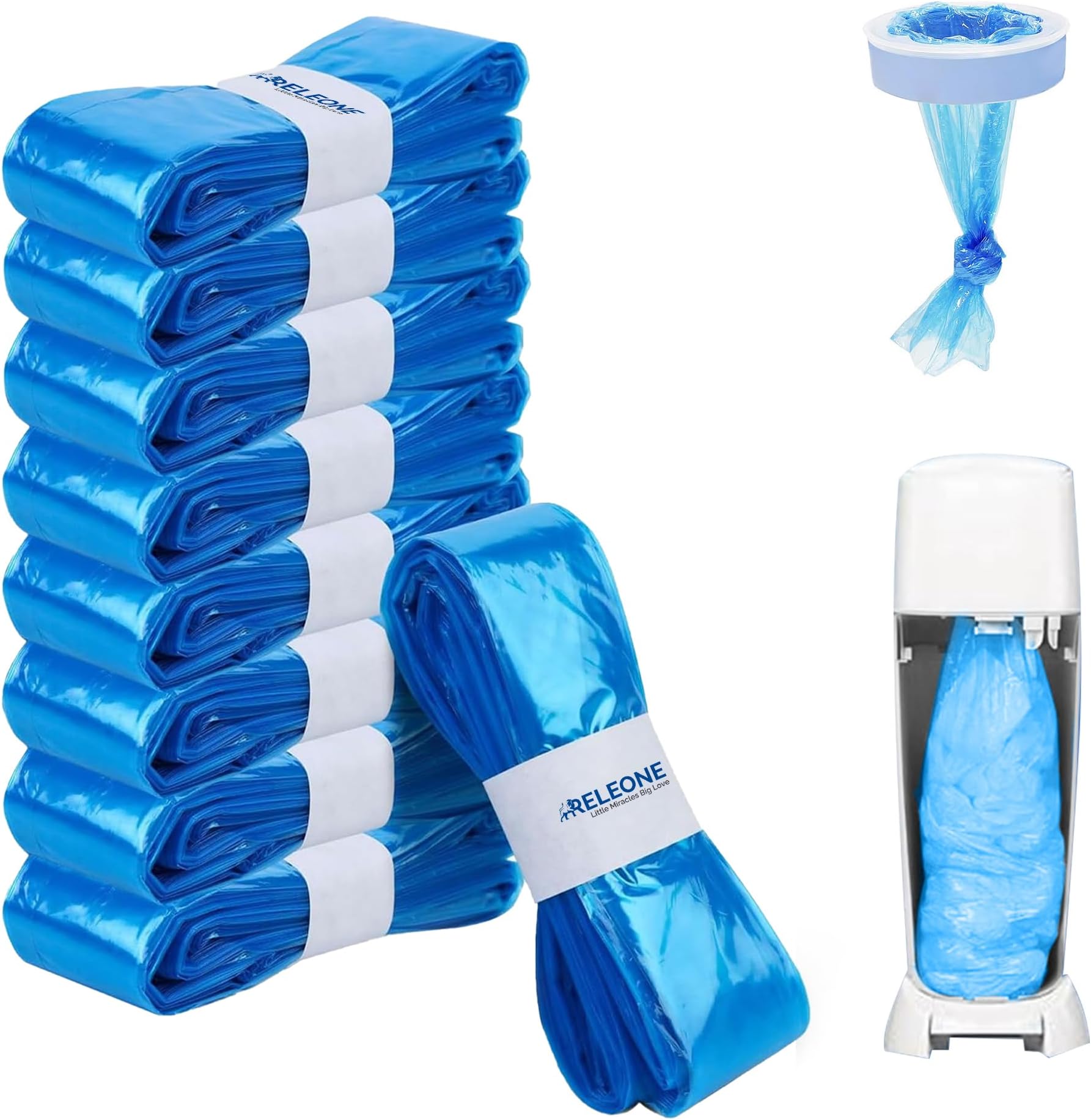 Amazon.com: Nappy Bin Refills, 10PCS Nappy Disposal Bags Disposable ...