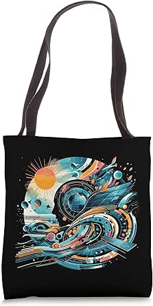 Amazon.com: Solarpunk Sustainable Future s Futuristic Vision Tote Bag ...