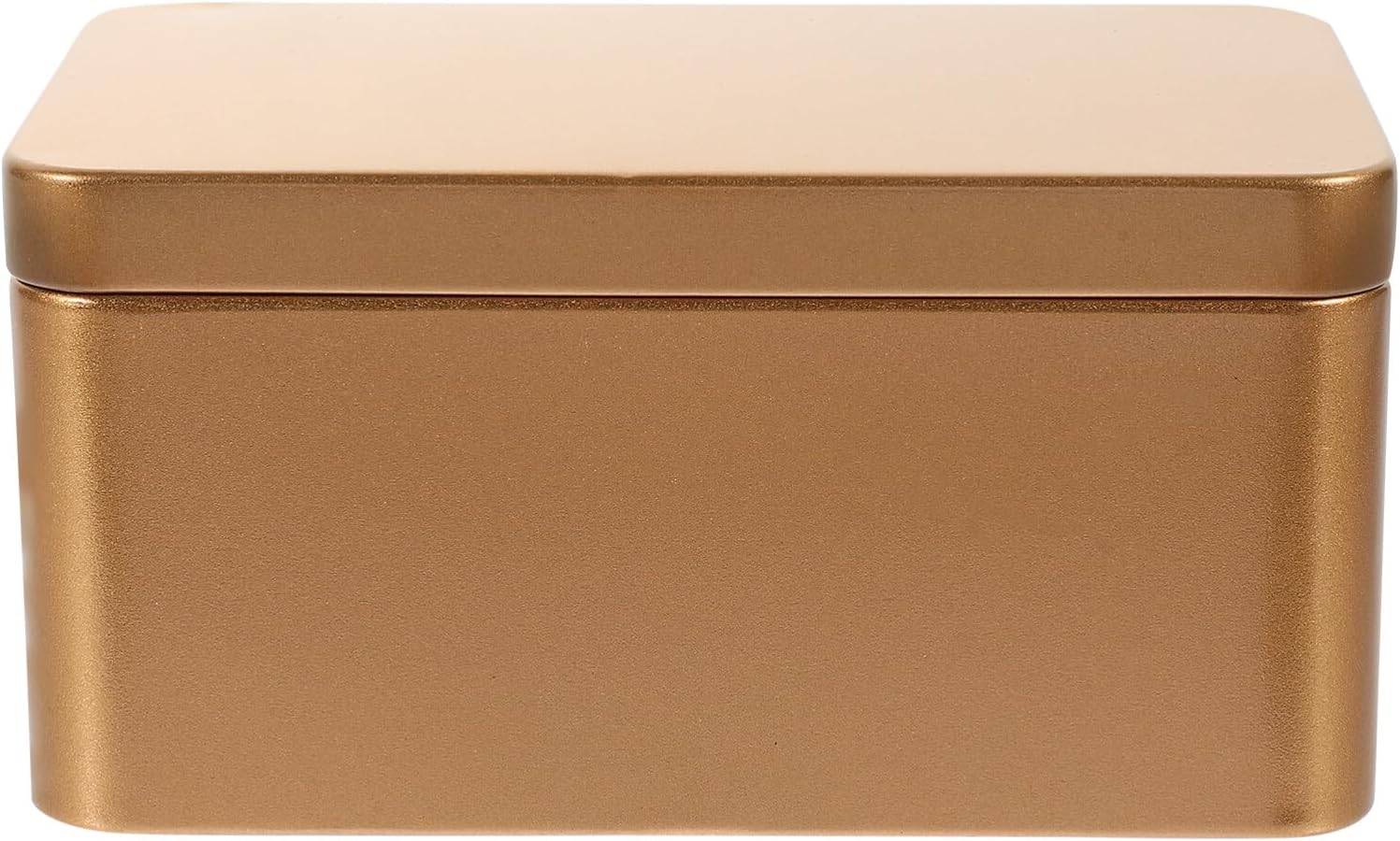 Amazon.com: HOMSFOU Tin Candy Container Rectangular Empty Tin Box with ...