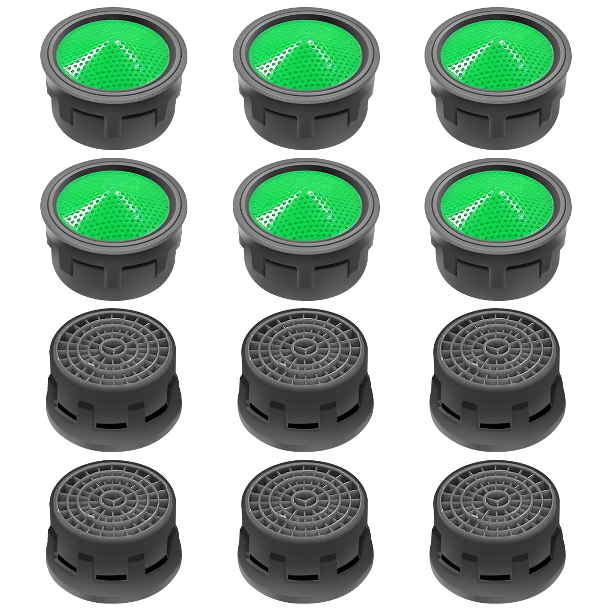 WELANE Faucet Aerators, 12 PCS Water Tap Aerators Replacement Parts ...