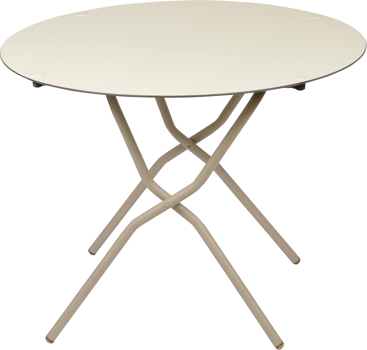 Amazon | ラフマ(Lafuma) テーブル エニータイムラウンドテーブル(ANYTIME ROUND TABLE) 天板色:オフ ...