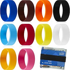 10 Pcs Rubber Cash Bands Money Bands for Cash Elastic Silicone Rubber ...