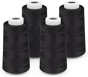Amazon.com: StiVerse Serger Thread 4 Cones 3000 Yards Each Spool All ...