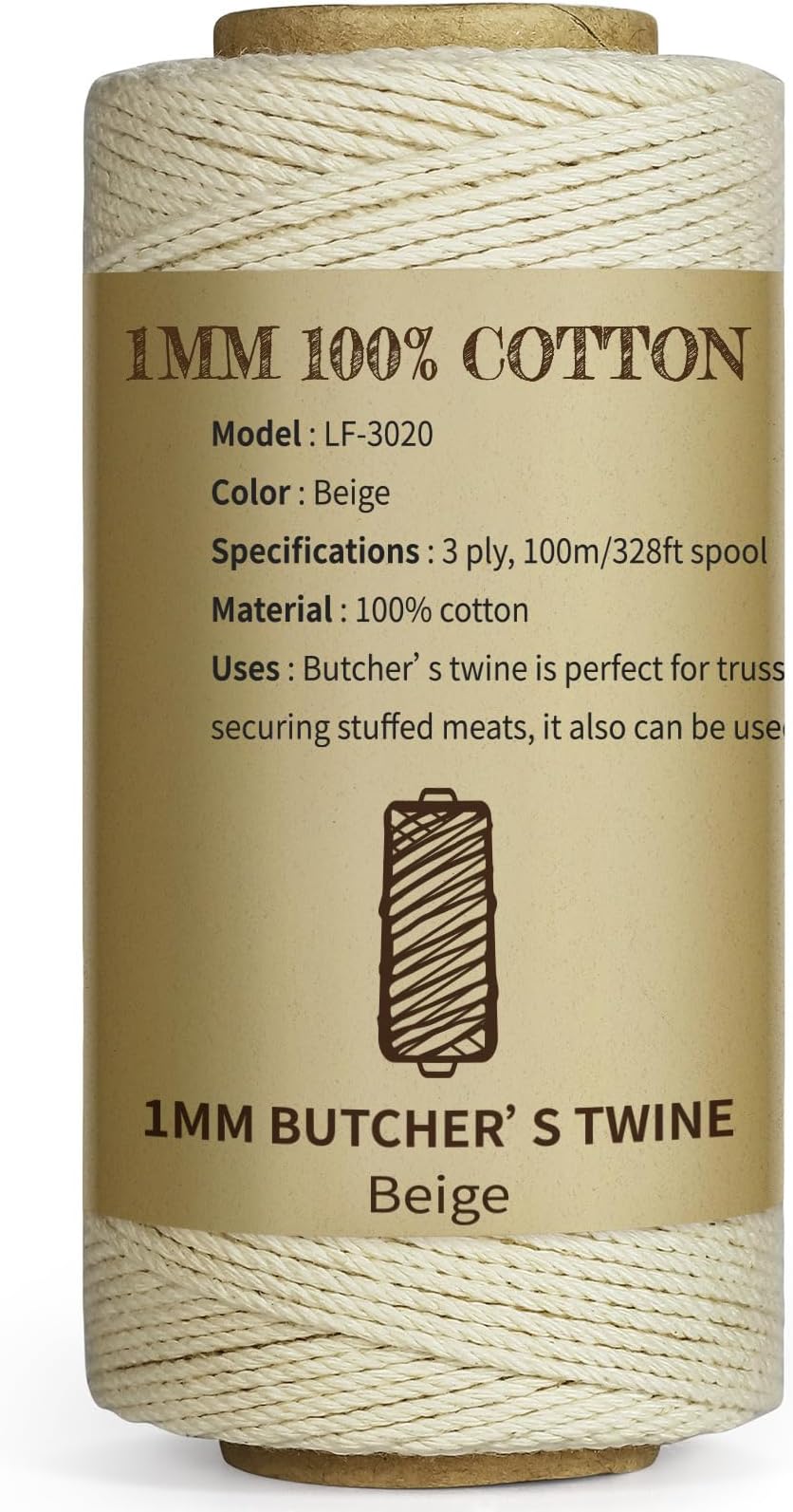 Amazon.com: Butchers Code Rotisserie Cooking Ties – 50 Heat-Safe Cotton ...