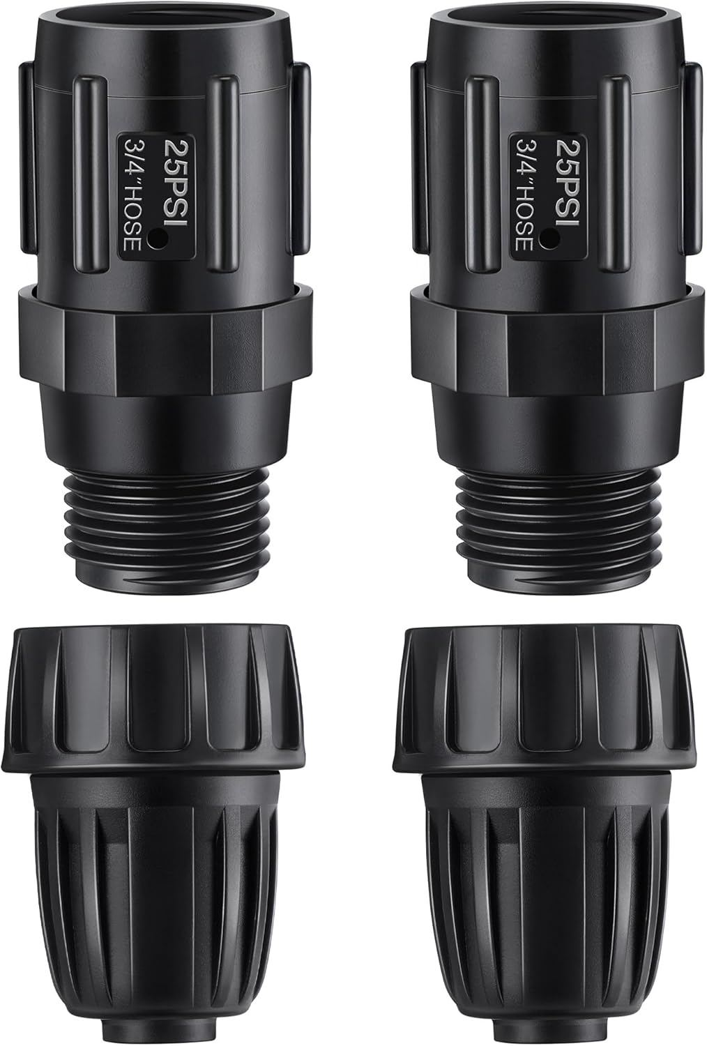 ElectricWise 4 Pcs 25 PSI Drip Irrigation Pressure Regulator Faucet ...