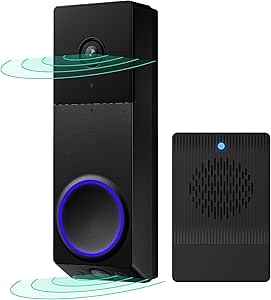Amazon.com: WYZE Wireless Duo Cam Video Doorbell (Chime Included ...