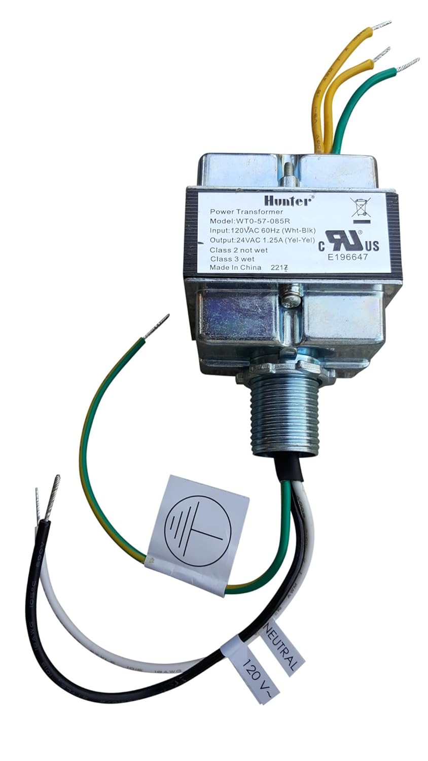 HUNTER Pro-HC Series Transformer for PHC-600 PHC-1200 PHC-2400 ...