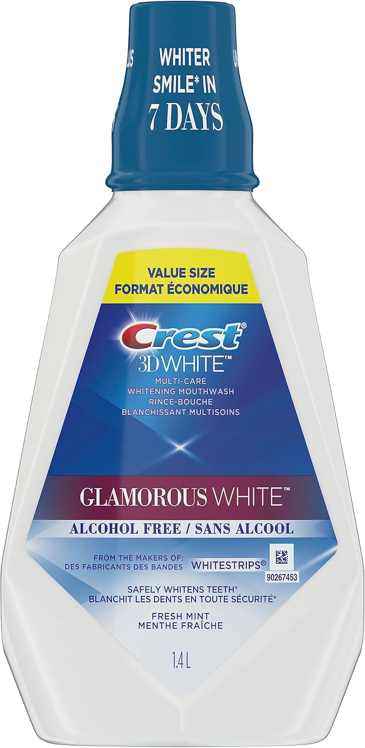 Crest 3D White Glamorous White Mouthwash, 1.4 L : Amazon.ca: Health ...