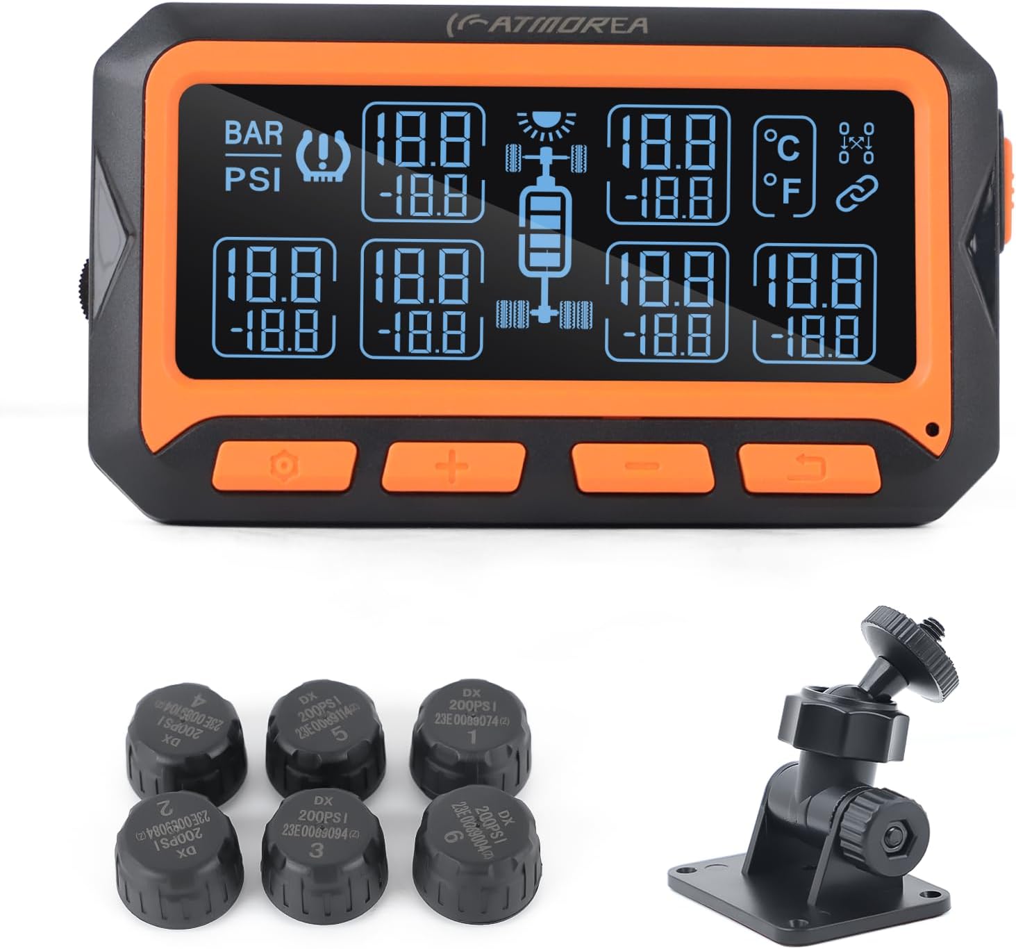 Amazon.com: ATMOREA RV TPMS with 10 Sensors 7 Modes for Comprehensive ...
