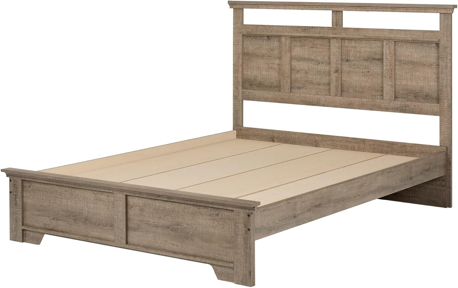 Amazon.com: South Shore Versa Platform Bed and Headboard Set, Queen ...