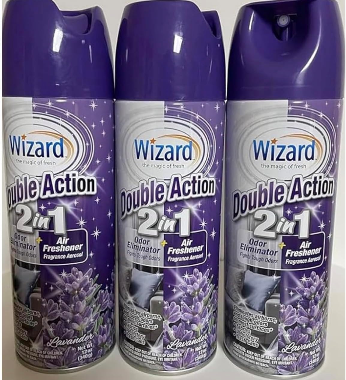 Amazon.com: Wizard Double Action Smoke Odor Neutralizer & Air Freshener ...