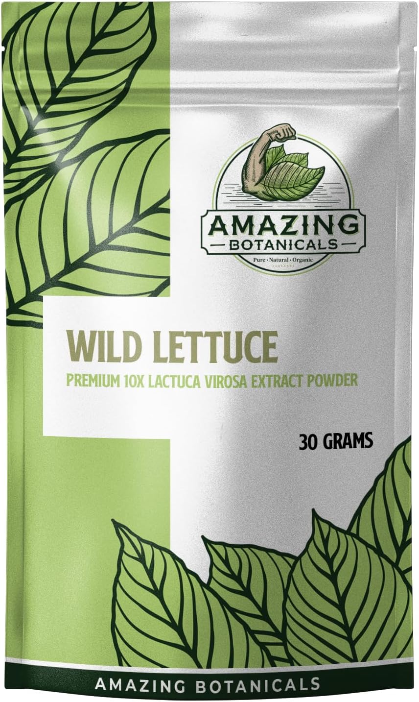 Amazon.com: Amazing Botanicals Wild Lettuce Premium 10:1 Extract Powder ...