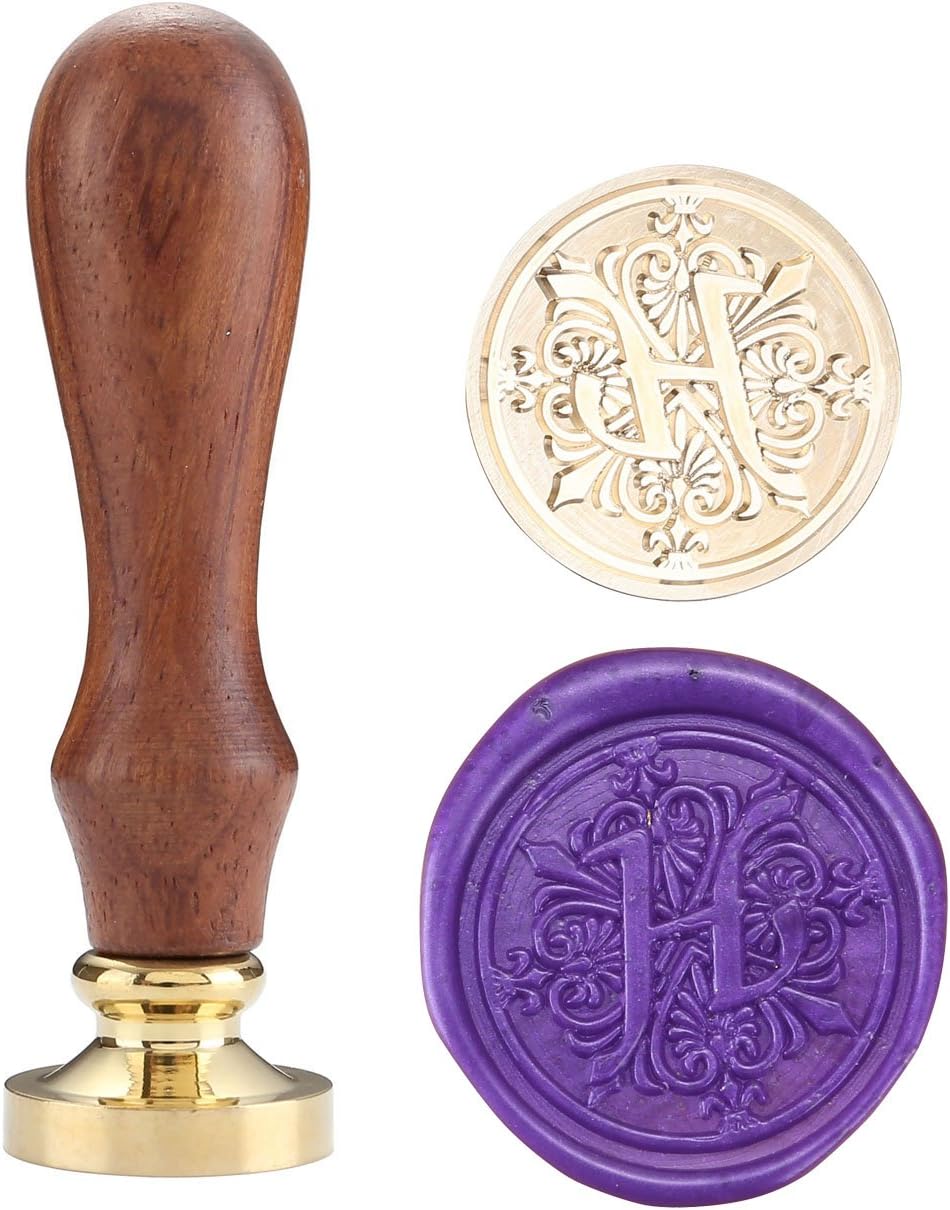 Amazon.com: Classic Wooden Letter H Alphabet Letter Initial Wax Classic ...