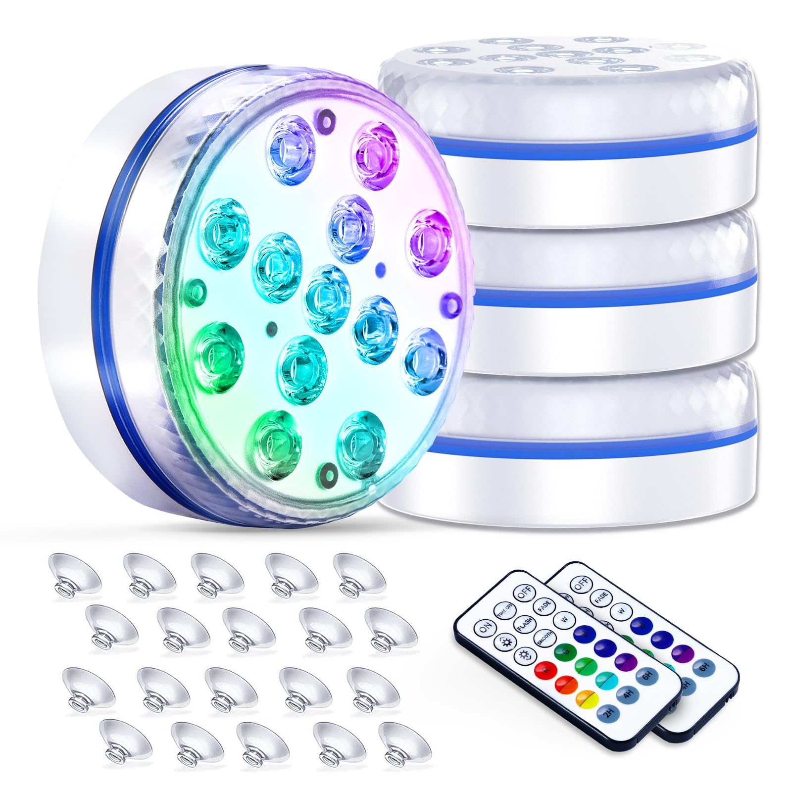 Snapklik.com : Submersible Led Lights For Above Ground Pools Waterproof ...