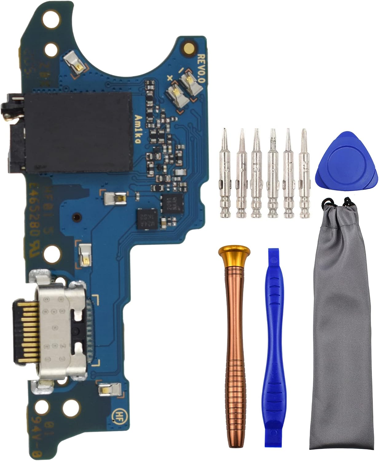 Amazon.com: USB Charging Port Replacement Part Assembly Board for (US ...