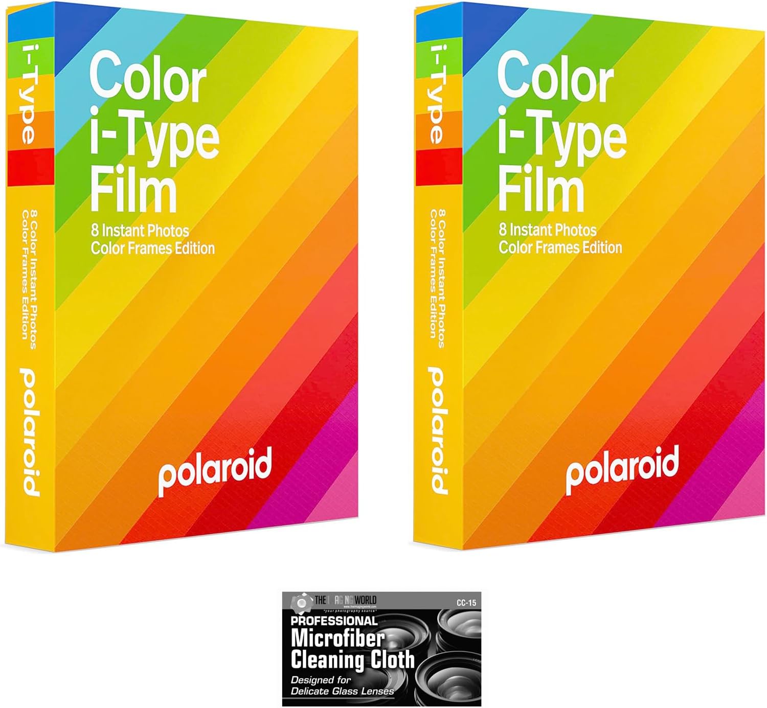 Amazon.com : Polaroid Color Glossy Instant Film Color Frames Edition ...