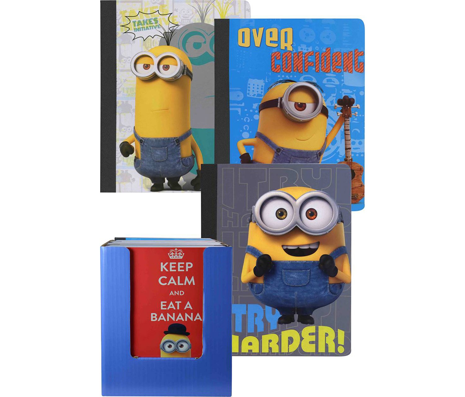 4-Pack Minions Composition Notebooks, 50 Wide-Ruled Sheets 9.75x7.5 ...