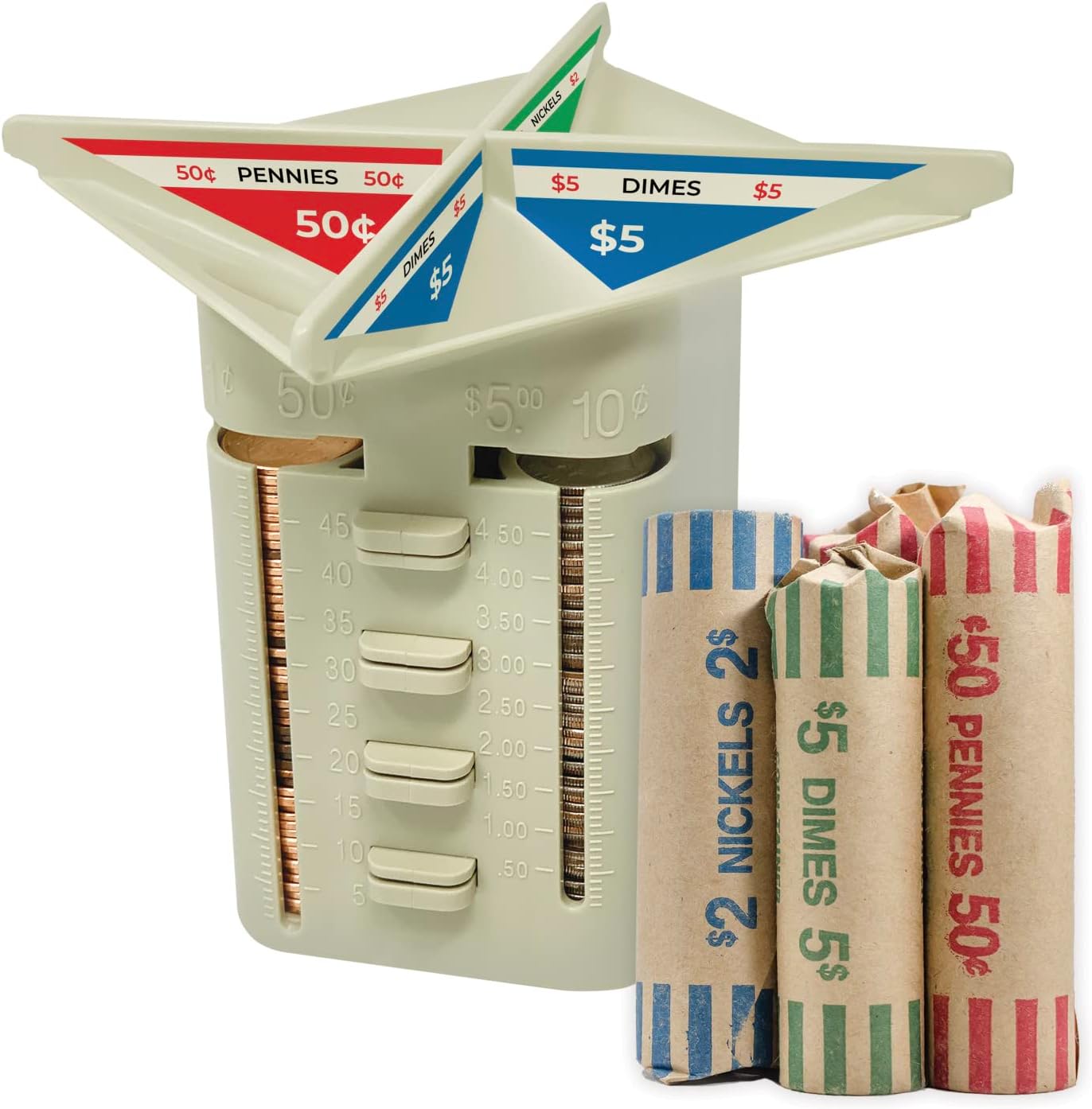 Amazon.com : Nadex All-in-One Manual Coin Tender - Counter and Wrapper ...