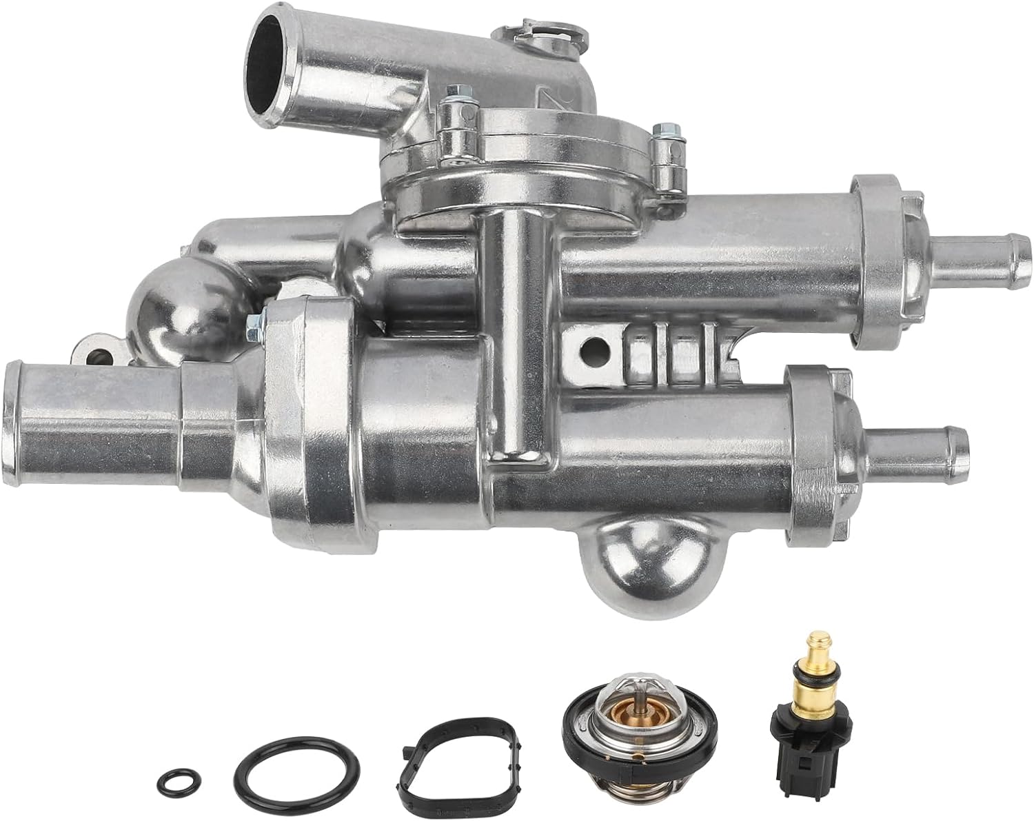 Amazon.com: 68003582AB Upgrade Aluminium Thermostat Housing Assembly ...