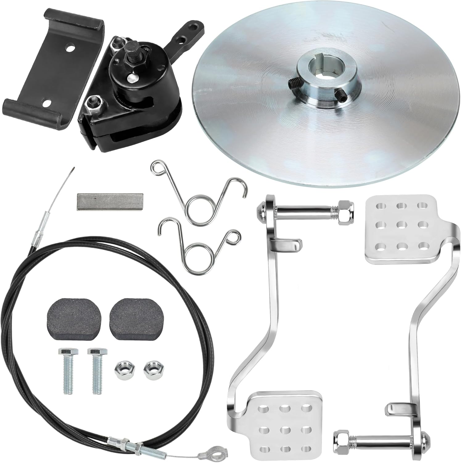 Amazon.com: GREHUA Mechanical Brake Disc Rotor Caliper and Bracket ...