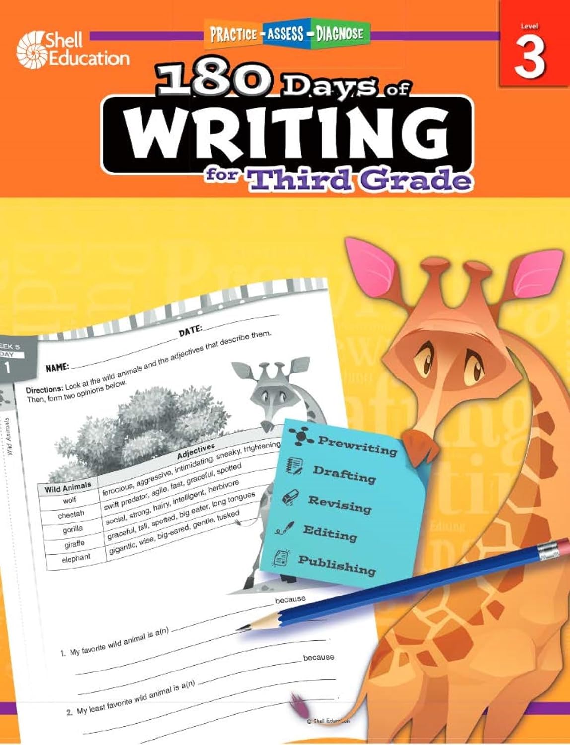 Amazon.com: 180 Days of Writing for Third Grade - An Easy-to-Use Third ...