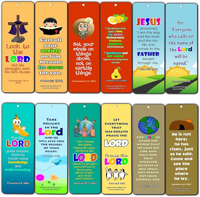 Amazon.com : Easy Bible Scriptures for Kids - Powerful Word of God (12 ...