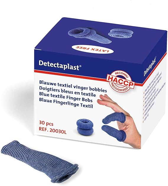 Cerotto Detectaplast per dito medio, benda blu per dito per l’uso nel ...