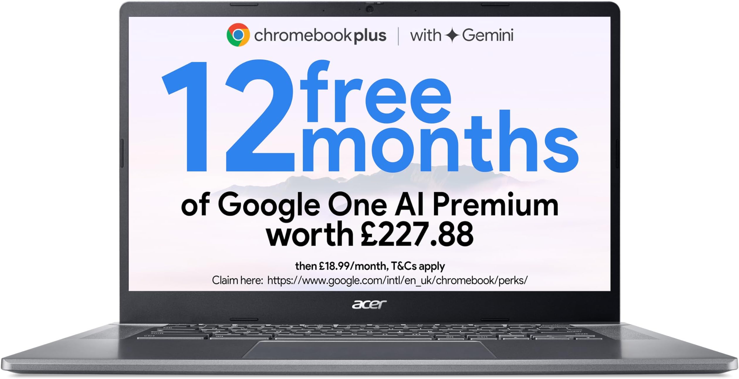 Acer Chromebook Plus 515 CB515-2H Laptop - Intel Core i3-1215U, 8GB ...