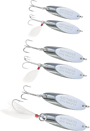 Amazon.com : Acme Kastmaster Bucktails 6 Pack Kit. Perfect Mix of ...