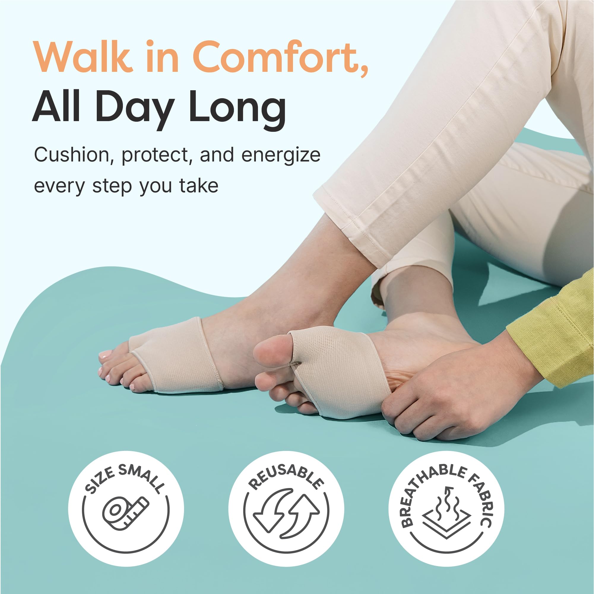 Snapklik.com : ZenToes Metatarsal Pads For Men And Women - Ball Of Foot ...