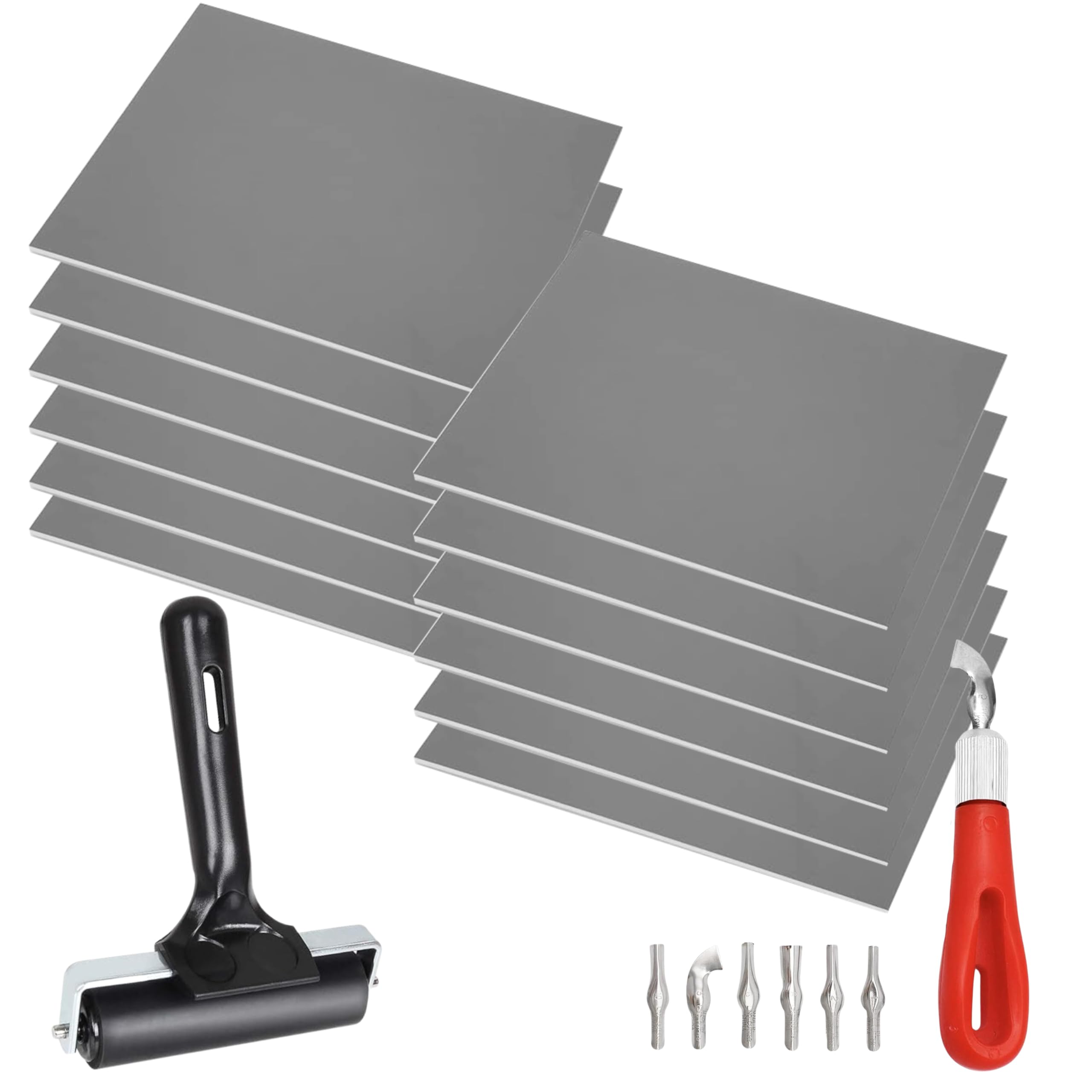 Amazon.com: Pixiss Printmaking Supplies - Linoleum Blocks for ...